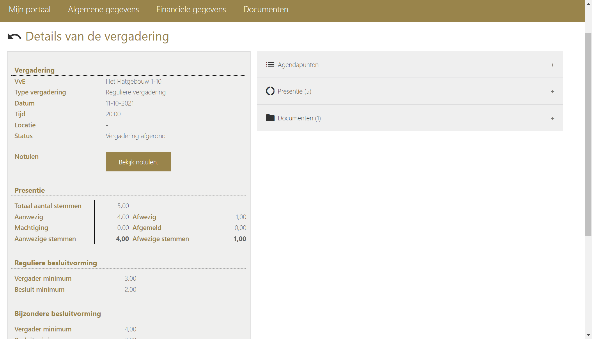 Het menu Algemene gegevens - Keijzer Administratie