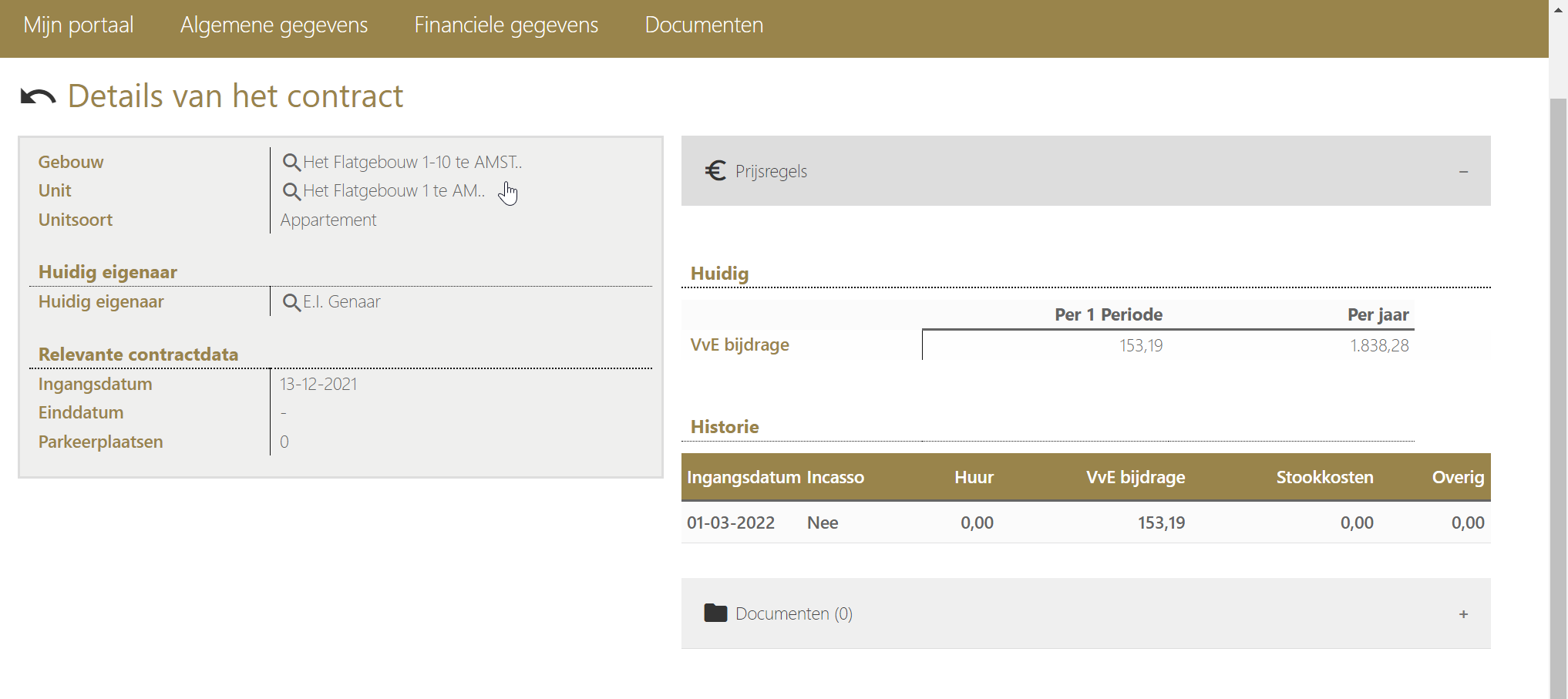 Het menu Algemene gegevens - Keijzer Administratie
