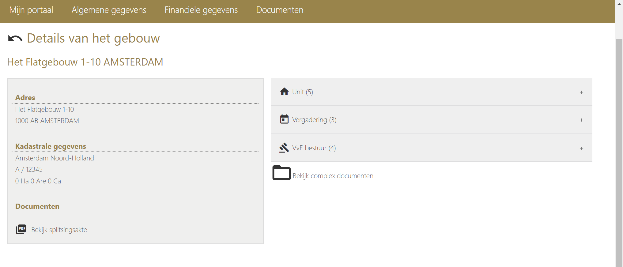 Het menu Algemene gegevens - Keijzer Administratie